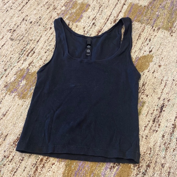 SKIMS | Tops | Skims Ribbed Tank Soot Xl | Poshmark